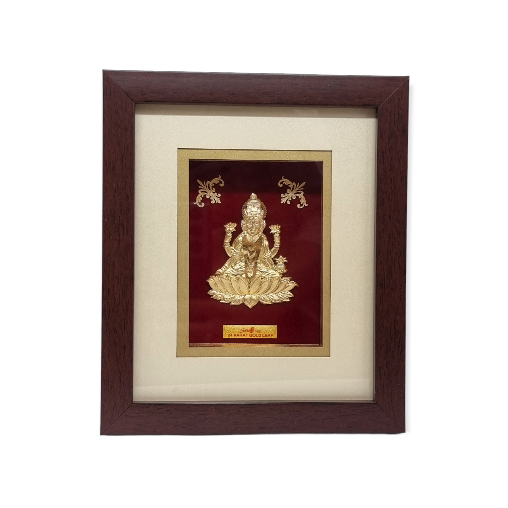 Showroom of 24kt gold laxmiji frame | Jewelxy - 205664