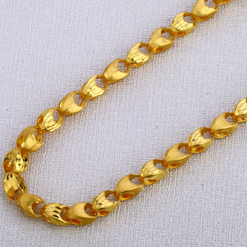 Manufacturer of 916 gold men's hallmark classic choco chain mch388 ...