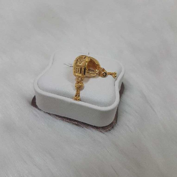 Manufacturer of 916 gold exclusive fish lock bali | Jewelxy - 48047