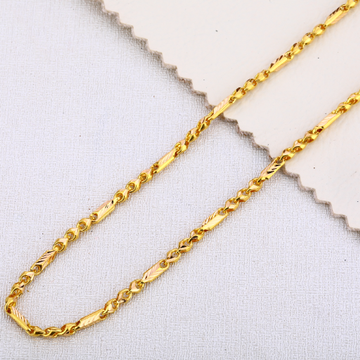 Manufacturer of 22kt gold mens classic choco chain mch454 | Jewelxy ...