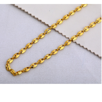 Manufacturer of 916 gold men's hallmark stylish choco chain mch394 ...