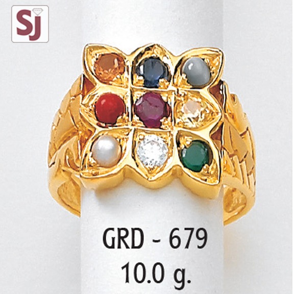 Buy quality Navagraha Gents Ring Diamond GRD-679 in Ahmedabad
