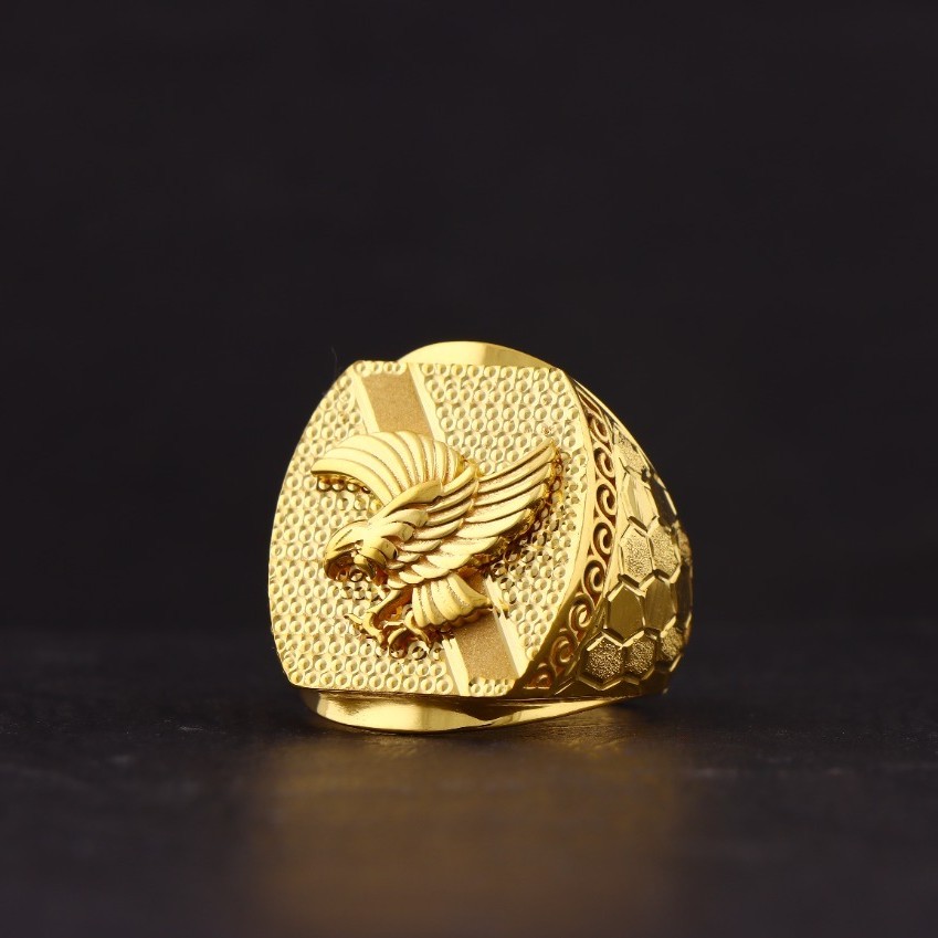 Showroom of 22k gold daily wear ring for men | Jewelxy - 228949