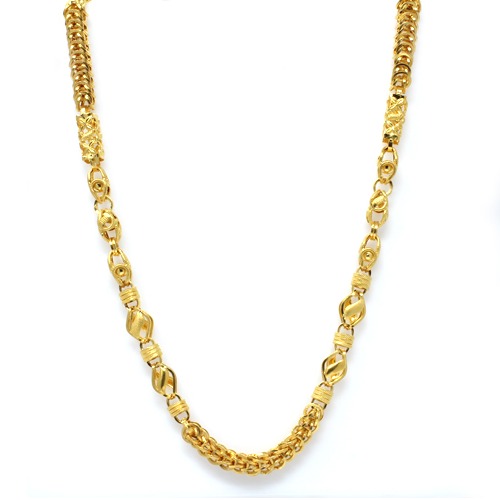 Wholesaler of 916 gold designer indo italian chain jd-ic4667 | Jewelxy ...