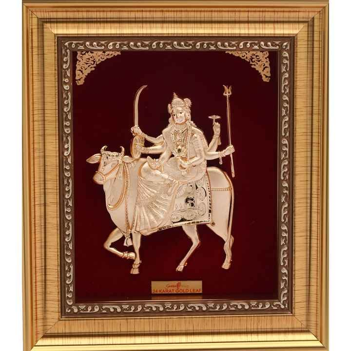 Showroom of 24k gold leaf umiya mata gifteble frame | Jewelxy - 212000