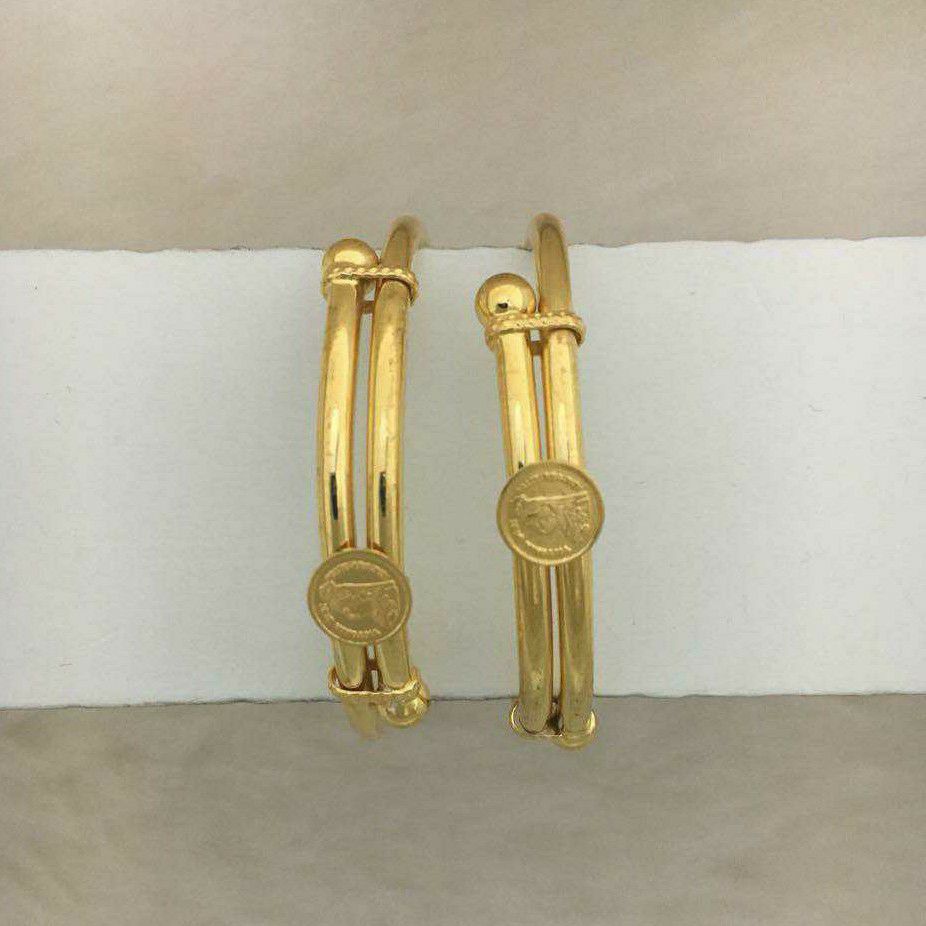 Wholesaler of 22ct gold kids baccha fancy copper kadli (gabha kadli ...