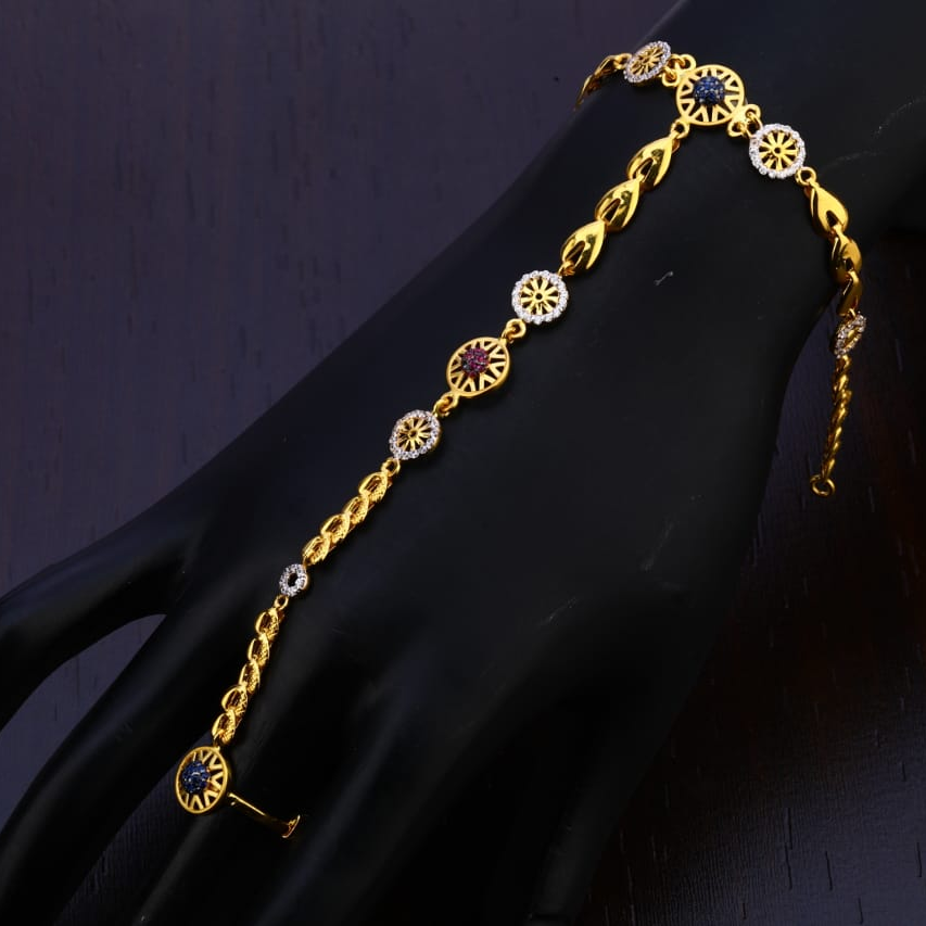 Manufacturer of 916 gold ladies gorgeous hathpan hp45 | Jewelxy - 188815