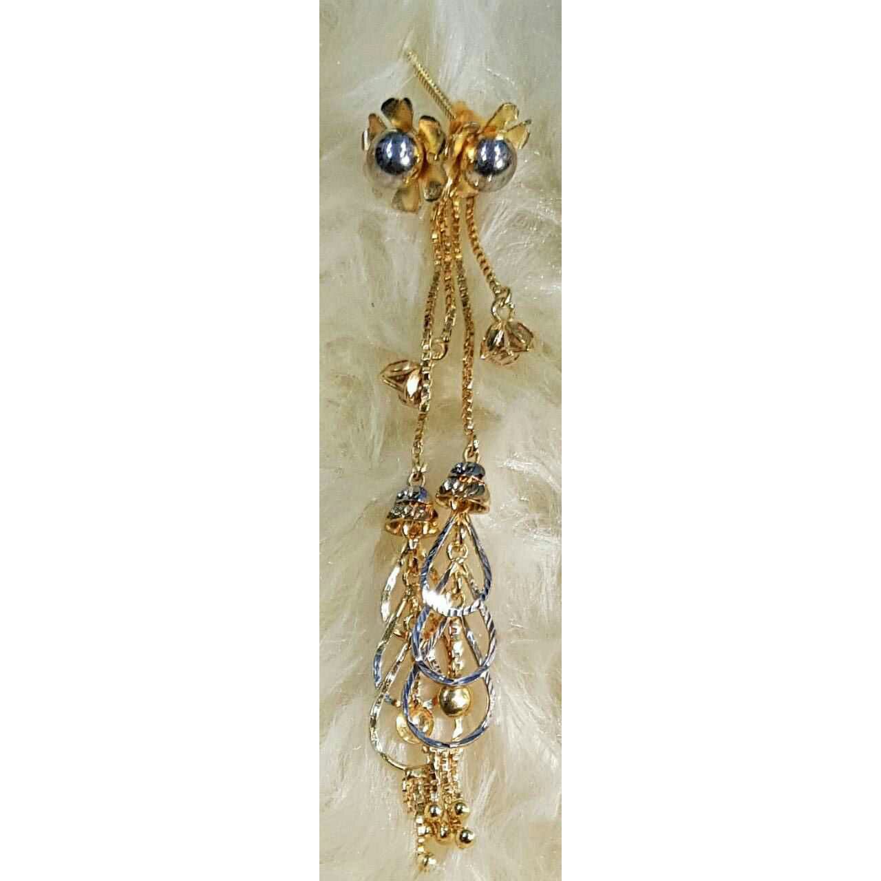 Manufacturer of 18kt gold soi dora earrings | Jewelxy - 36896