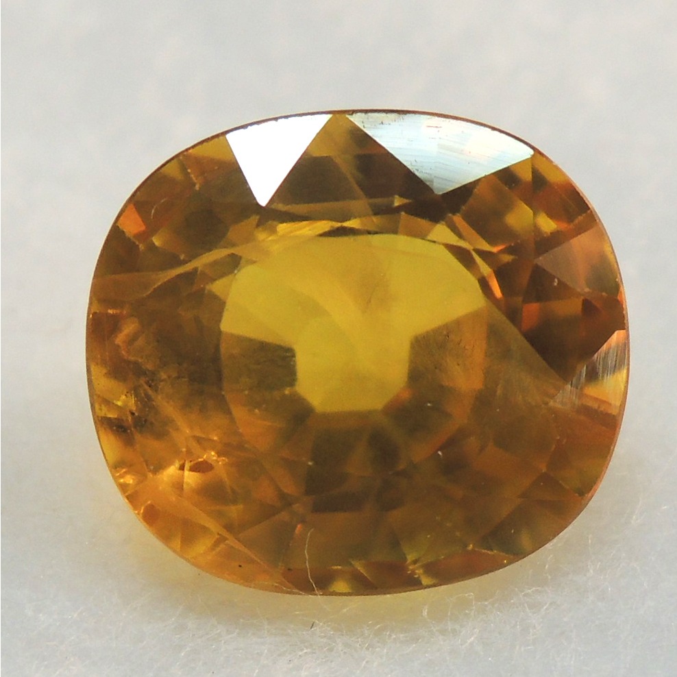 Buy 5.35ct Natural Yellow Sapphire (Pukhraj) in Ahmedabad | 59696
