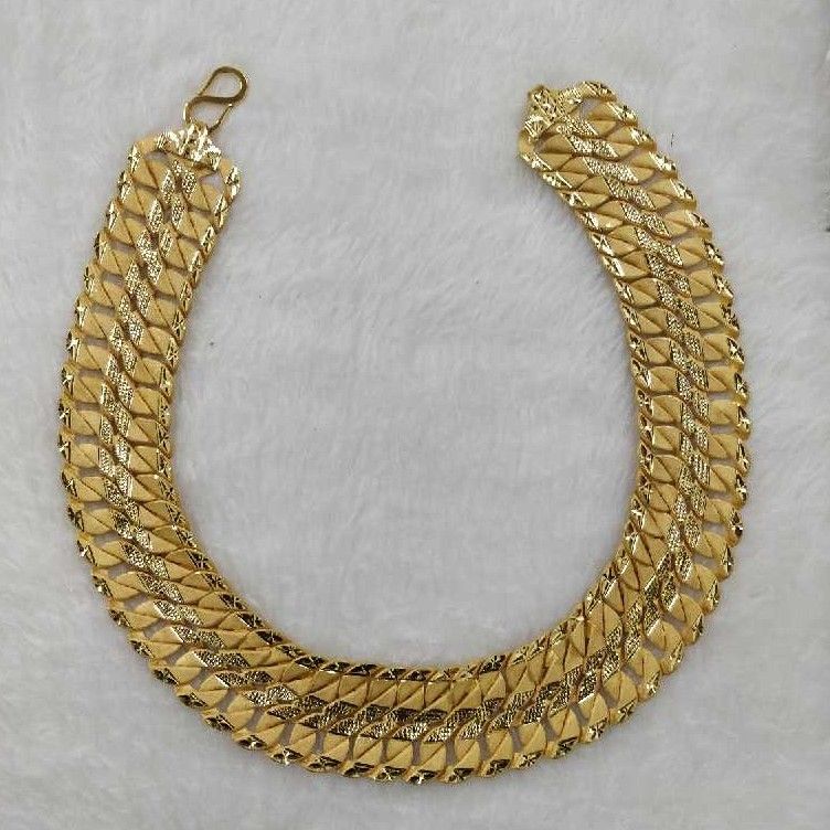 Manufacturer of 22kt gold bahubali gents chain | Jewelxy - 58944