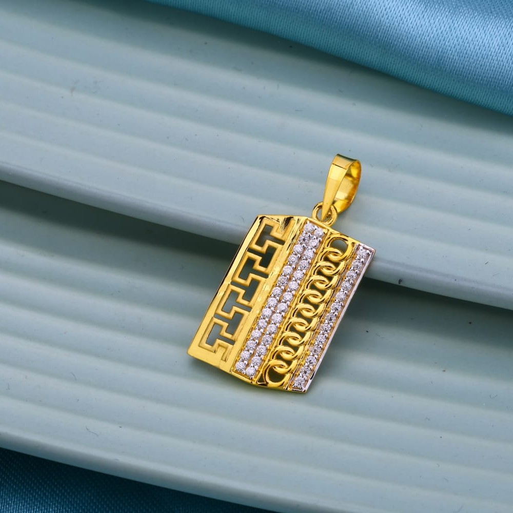 Buy quality 22K Gold Designer Pendant For Men in Ahmedabad