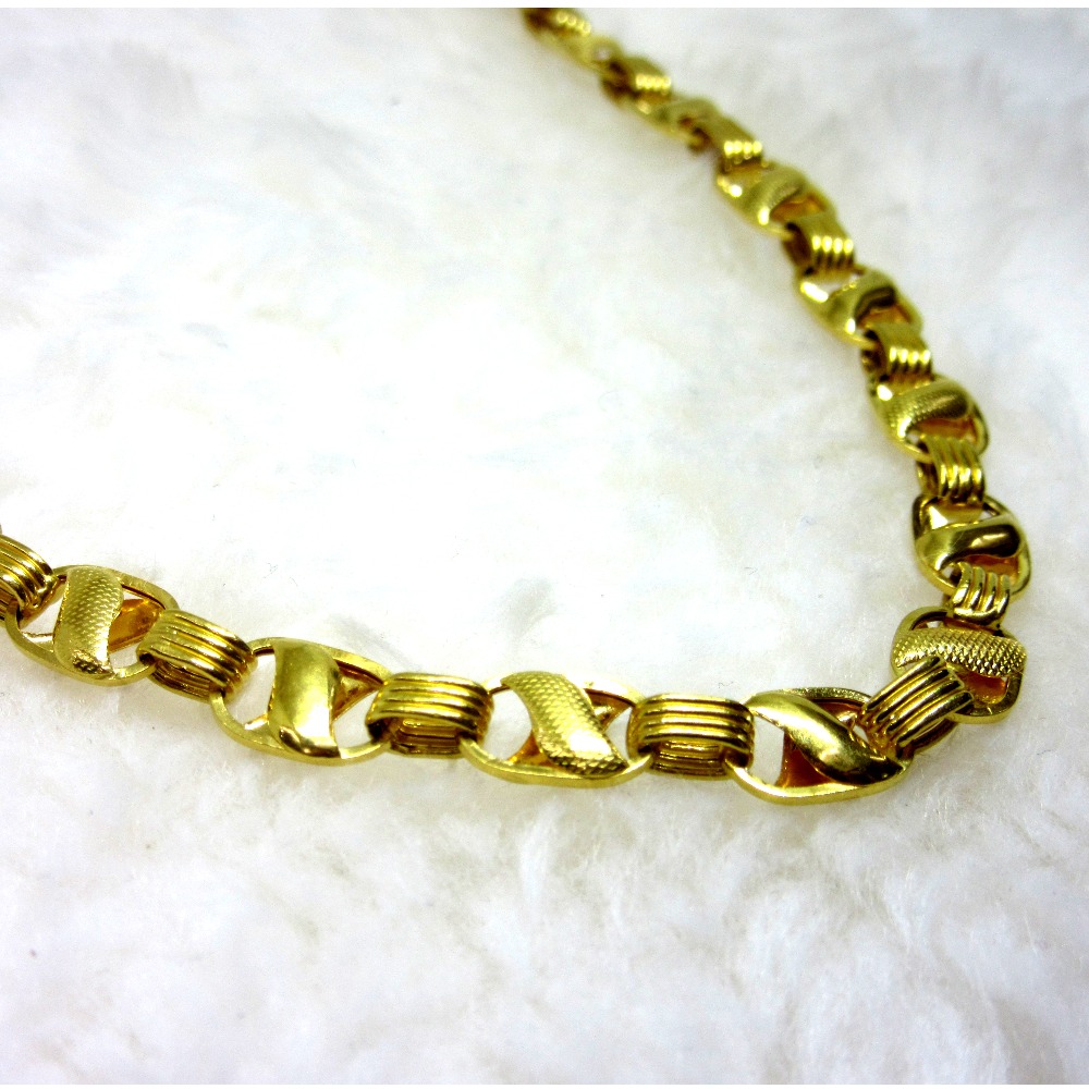 Buy quality Gold Hollow Broad Chain in Ahmedabad