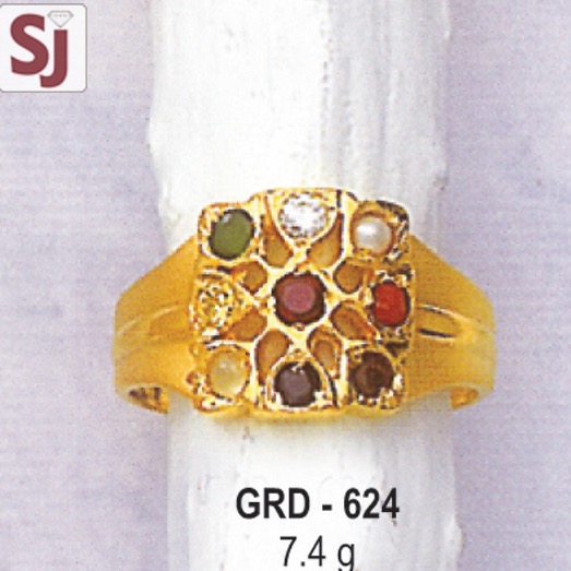 Buy quality Navagraha Gents Ring Diamond GRD-624 in Ahmedabad