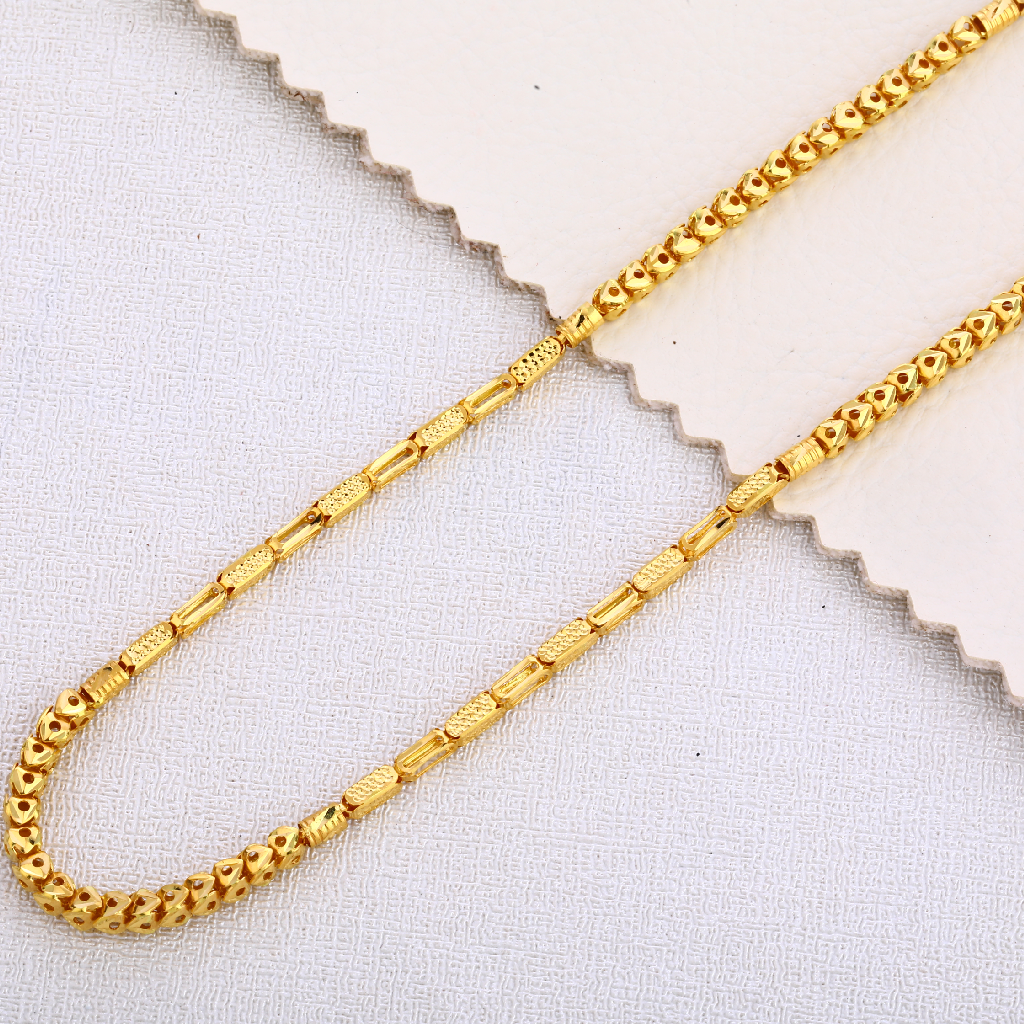 Manufacturer of 22ct gold mens hallmark classic choco chain mch353 ...
