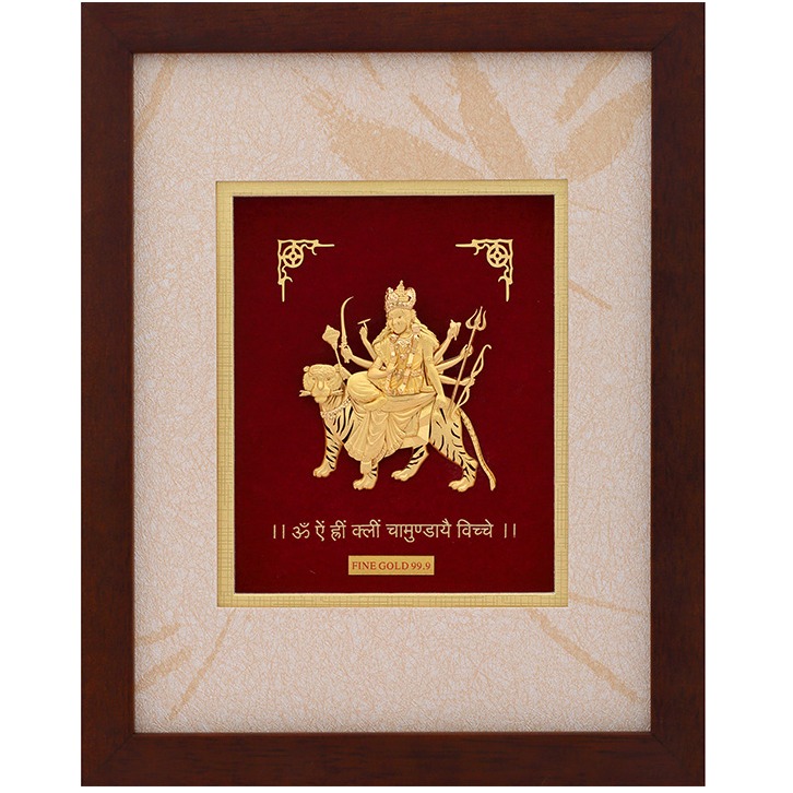 Buy quality GOD GURGA MATA JI DIVINE PHOTO FRAME 24 K GOLD in Meerut