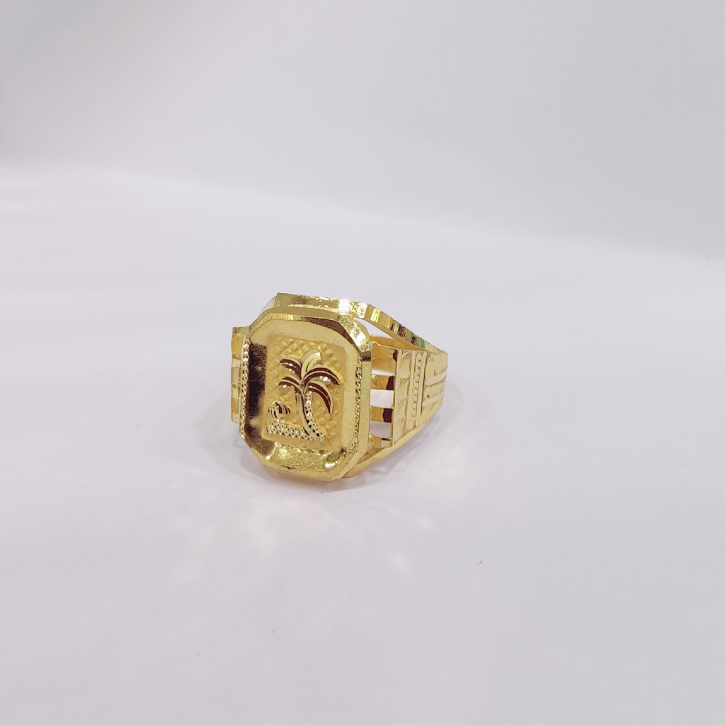 Showroom of 22k gold coconut tree design ring | Jewelxy - 215154