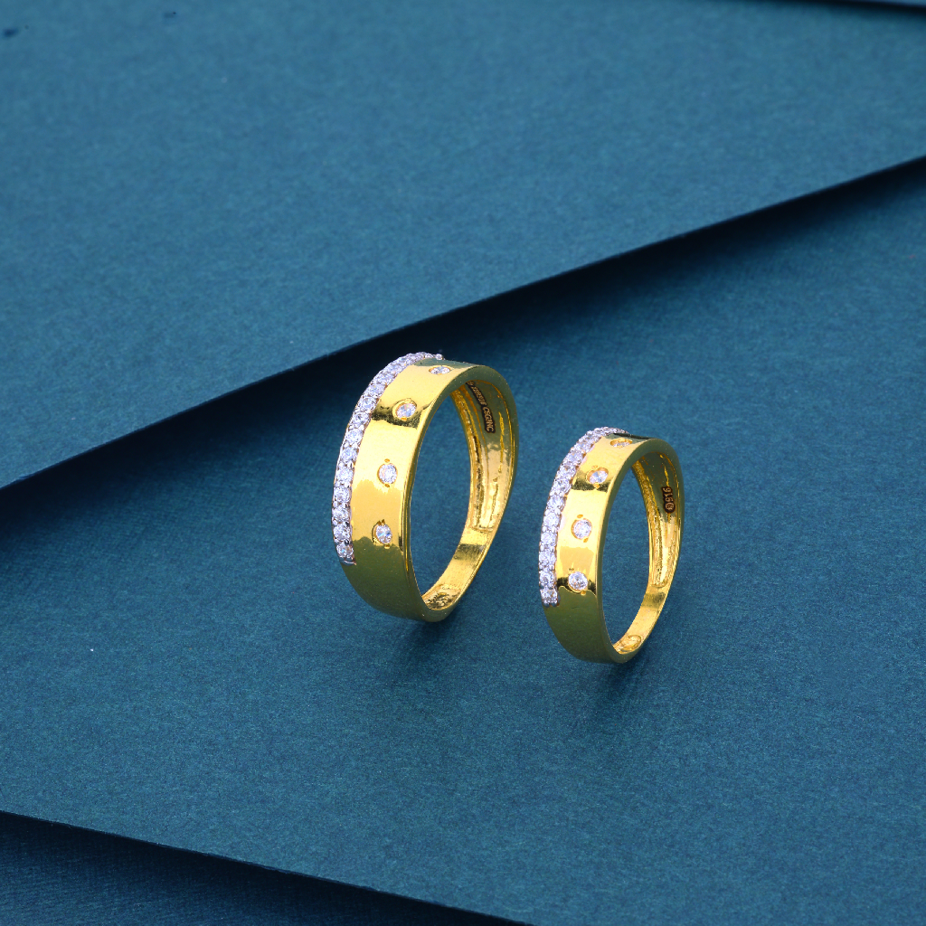 Buy quality 22k gold exclusive couple ring in Ahmedabad