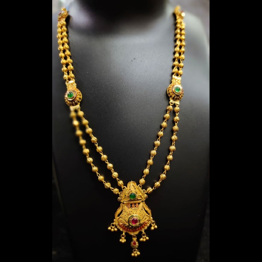 Buy quality 22 carat 916 antique mala in Ahmedabad