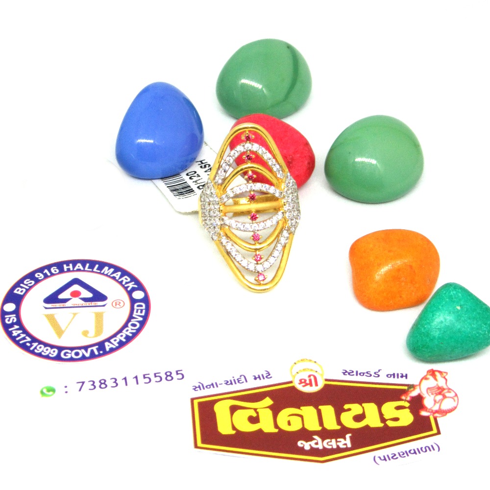 Buy quality Attractive Vertical Clustered Spike Lines ring in Ahmedabad