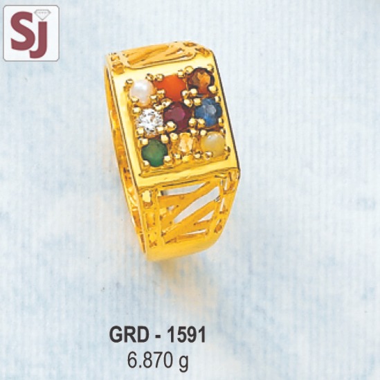 Buy quality Navagraha Gents Ring Diamond GRD-1591 in Ahmedabad