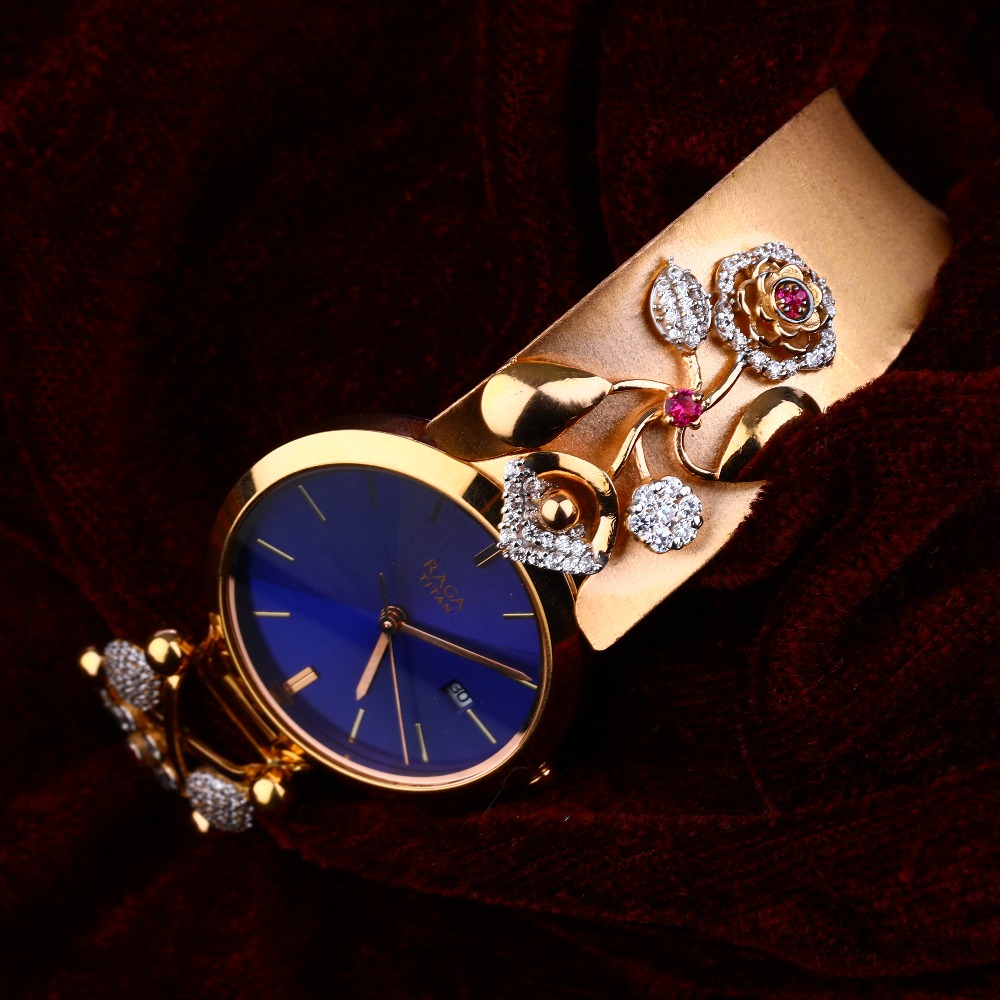 Manufacturer of 18kt rose gold designer watch rlw160 | Jewelxy - 166195