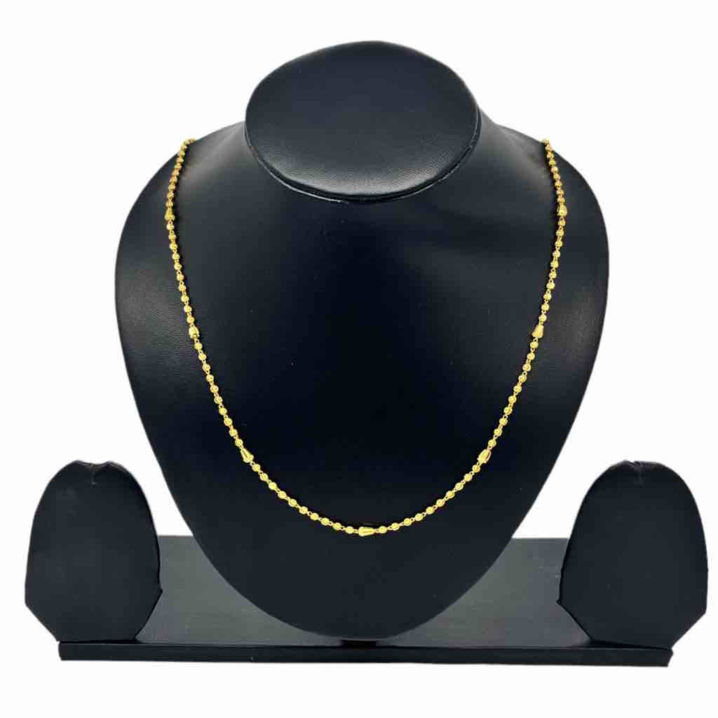 Showroom of 916 gold vertical mala chain | Jewelxy - 222920