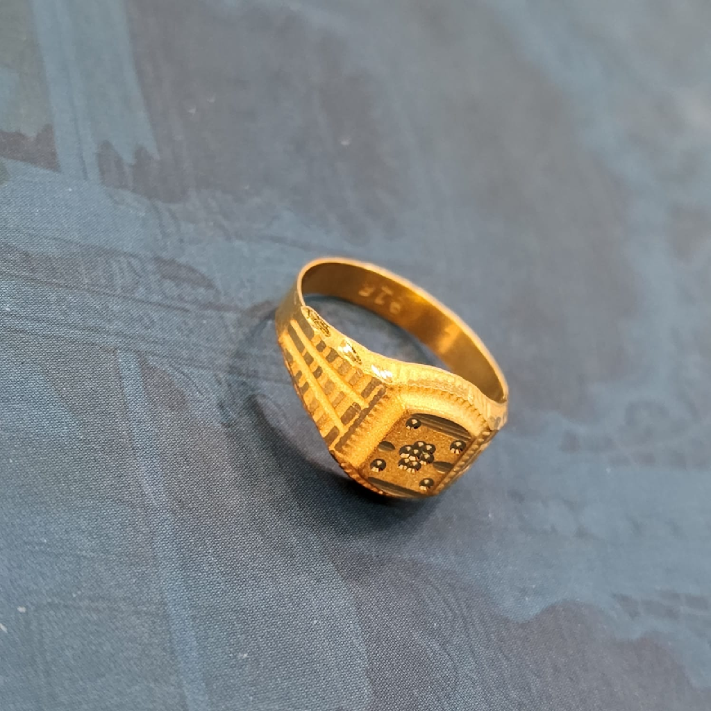 Showroom of 22k gold exclusive plane design childern ring | Jewelxy ...