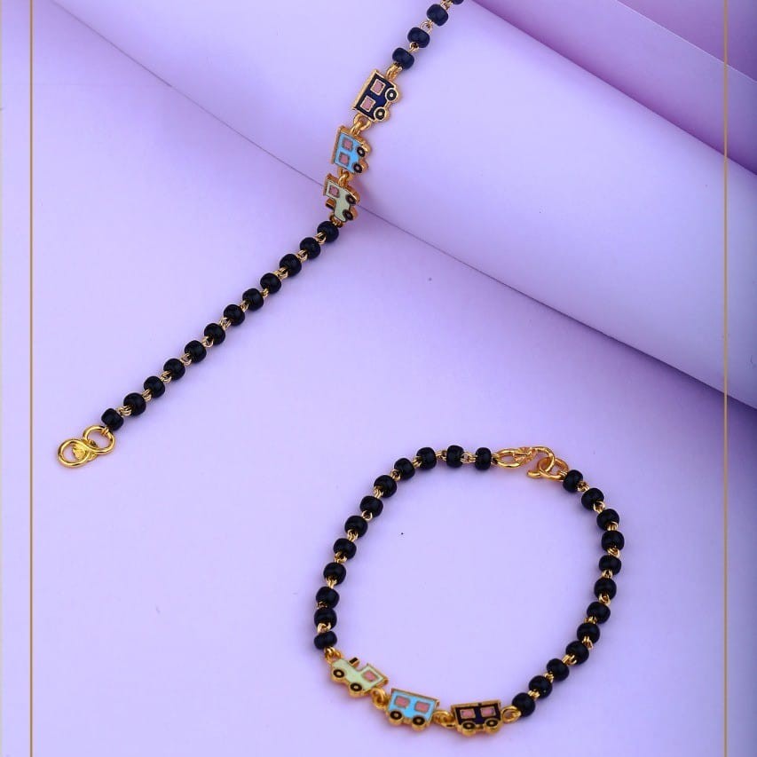 Buy quality 22Kt Yellow Gold Zip Zap Nazariya For Kids in Ahmedabad