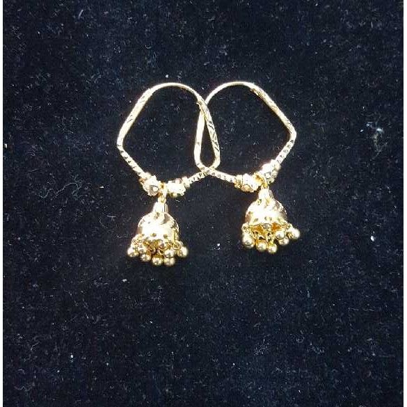 Manufacturer of 22k / 91 gold indian ladies vertical pipe bali ...