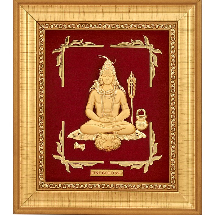 Buy quality 999 GOLD MAHADEV FRAME in Ahmedabad