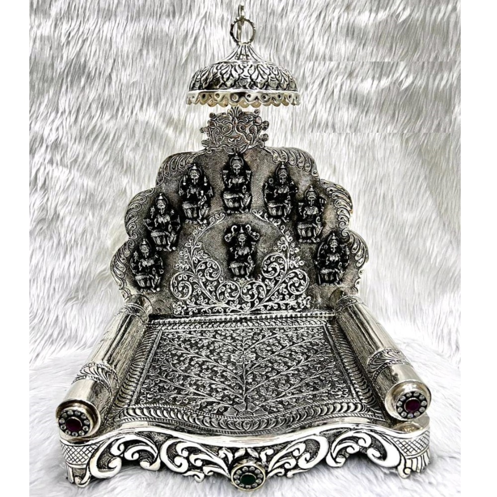 Buy quality Pure Silver Unique Astalakhmi Singhasan with Chhatar in New ...