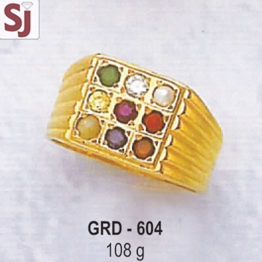 Buy quality Navagraha Gents Ring Diamond GRD-604 in Ahmedabad