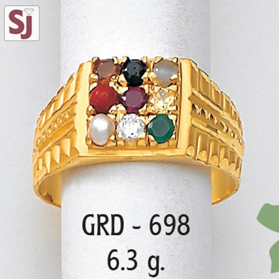 Buy quality Navagraha Gents Ring Diamond GRD-698 in Ahmedabad