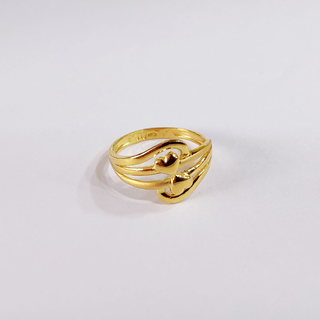 Buy quality 916 Gold Plain Ladies Ring in Ahmedabad