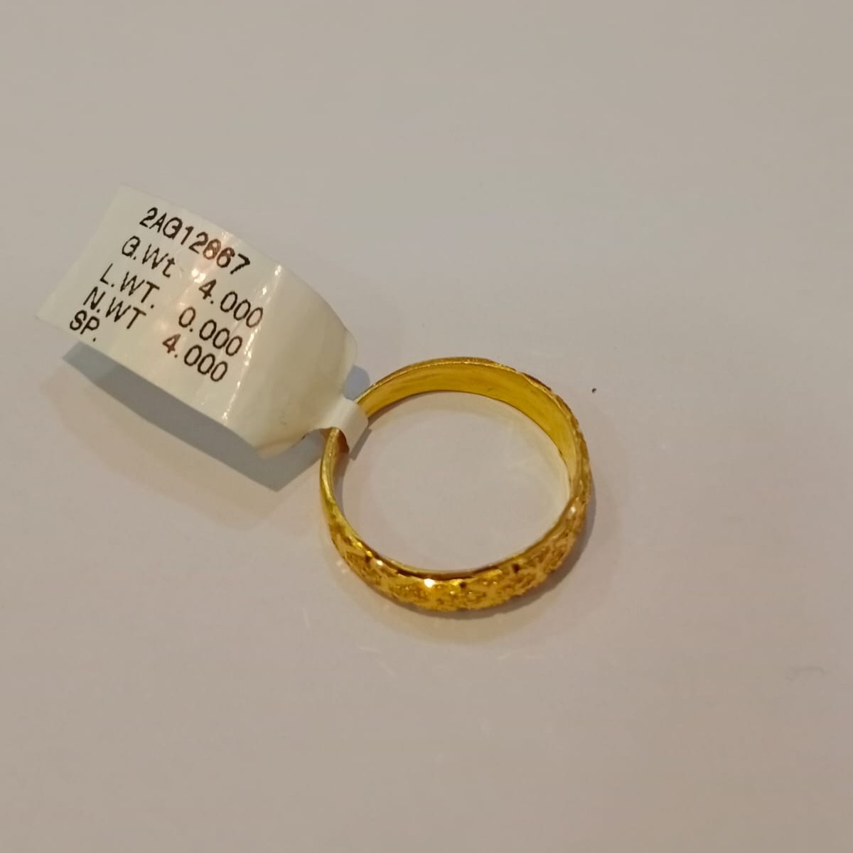 Buy quality 22t bis hallmark band tas rings in Pune