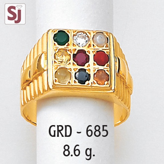 Buy quality Navagraha Gents Ring Diamond GRD-685 in Ahmedabad