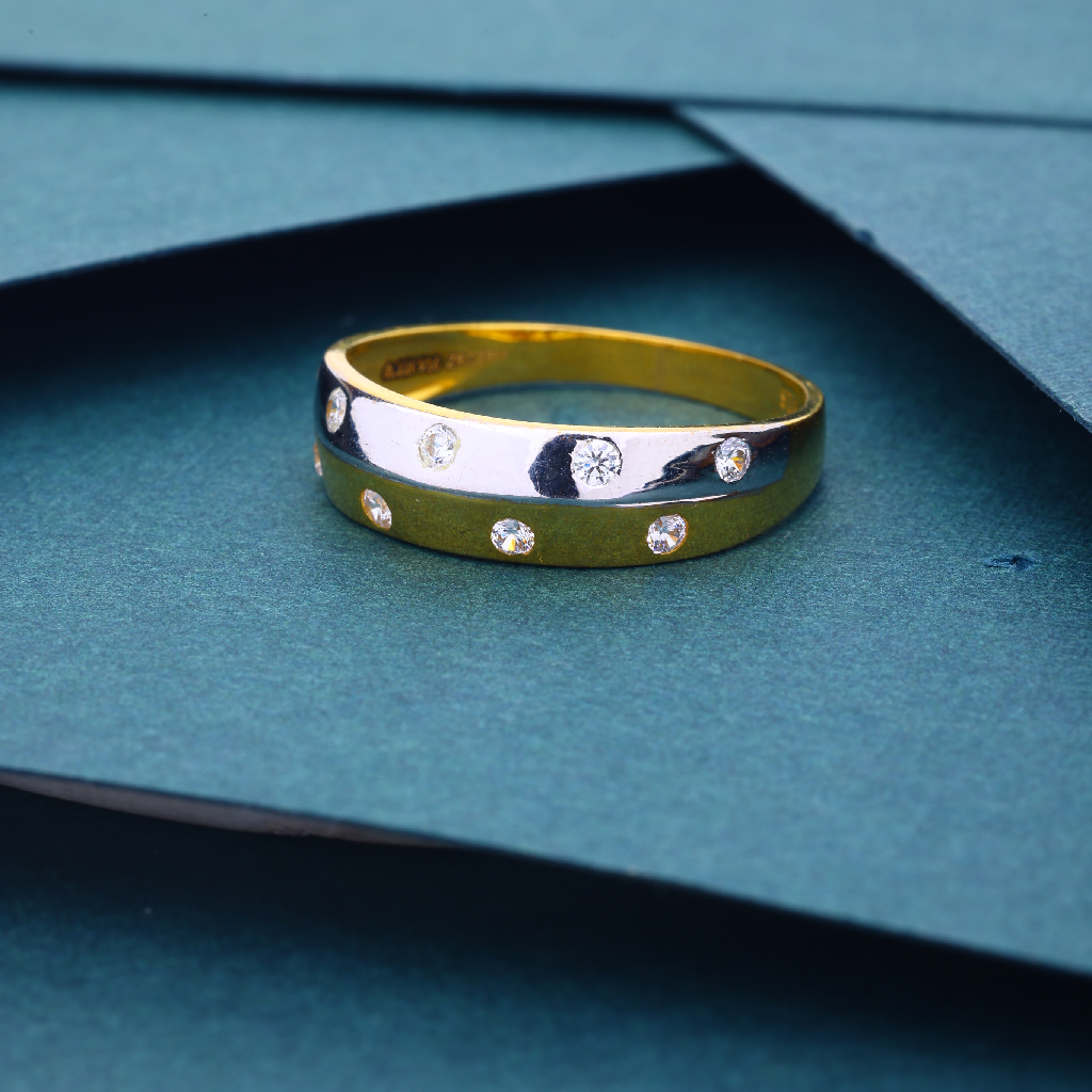 Showroom of 22k gold rodium diamond ring for men's | Jewelxy - 238627