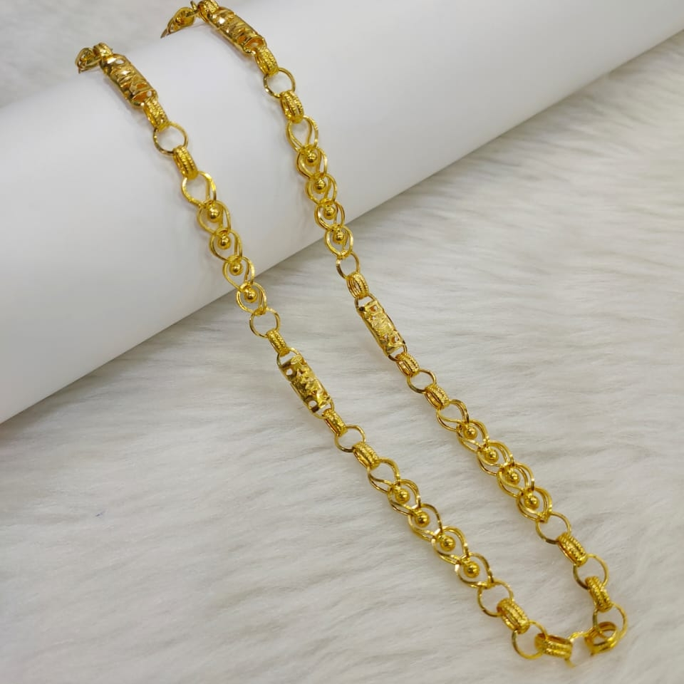 Buy quality 22k gold gents lightweight indo chain in Ahmedabad