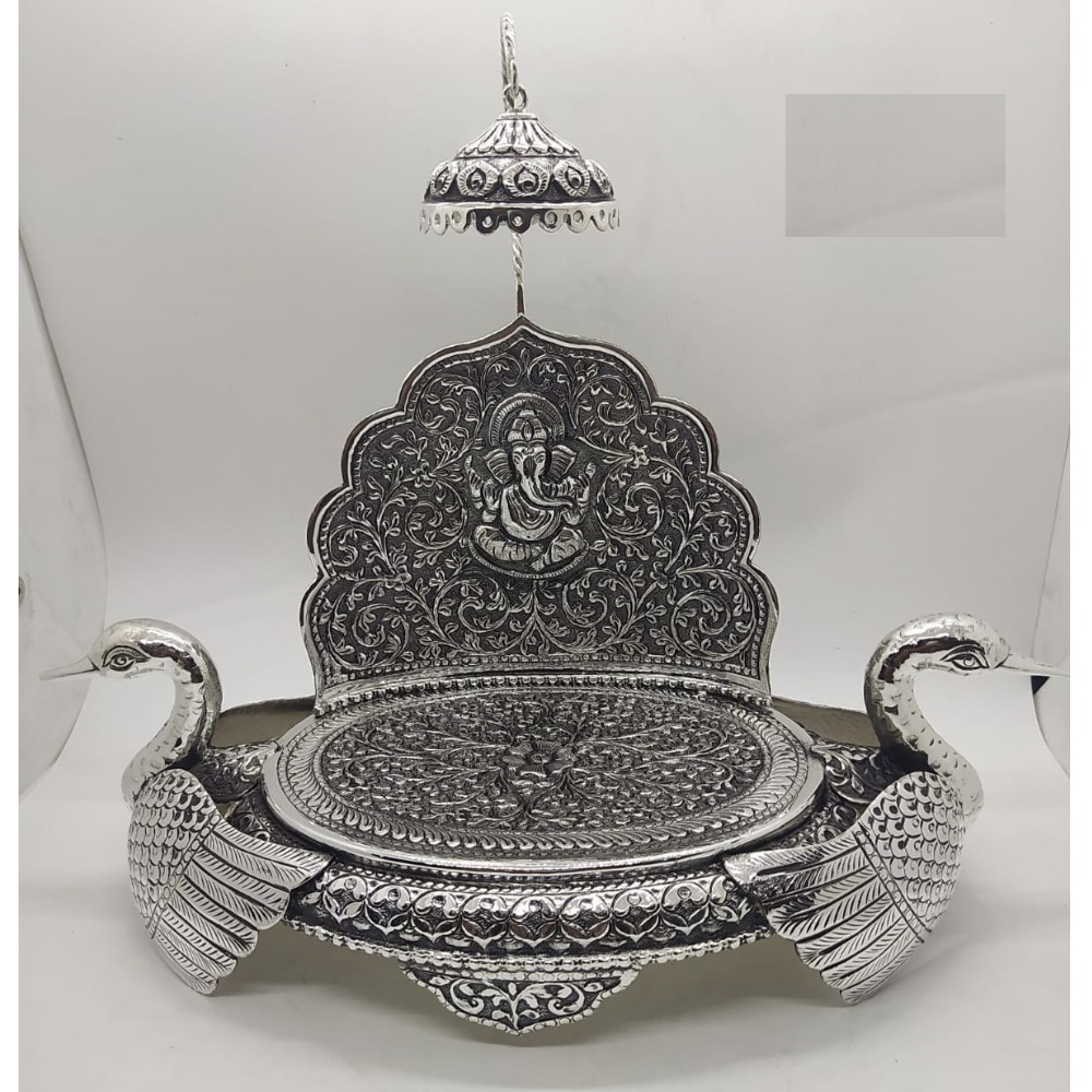 Buy quality 925 Pure Silver Antique Singhasan po-141-28 in New Delhi