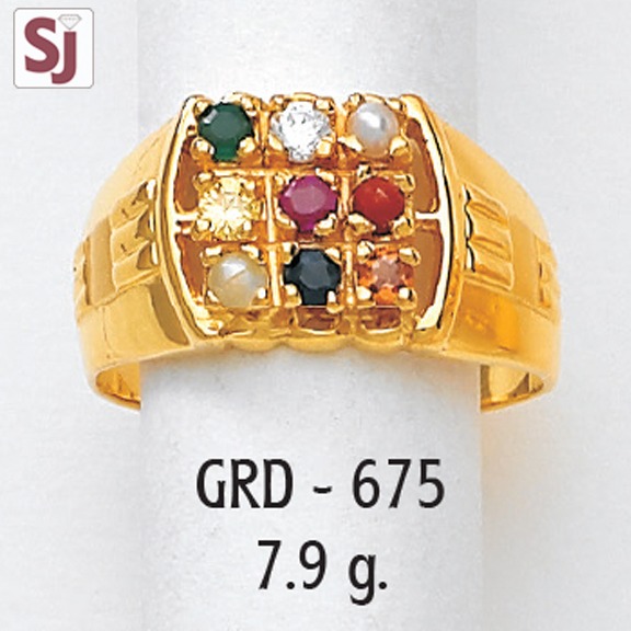 Buy quality Navagraha Gents Ring Diamond GRD-675 in Ahmedabad