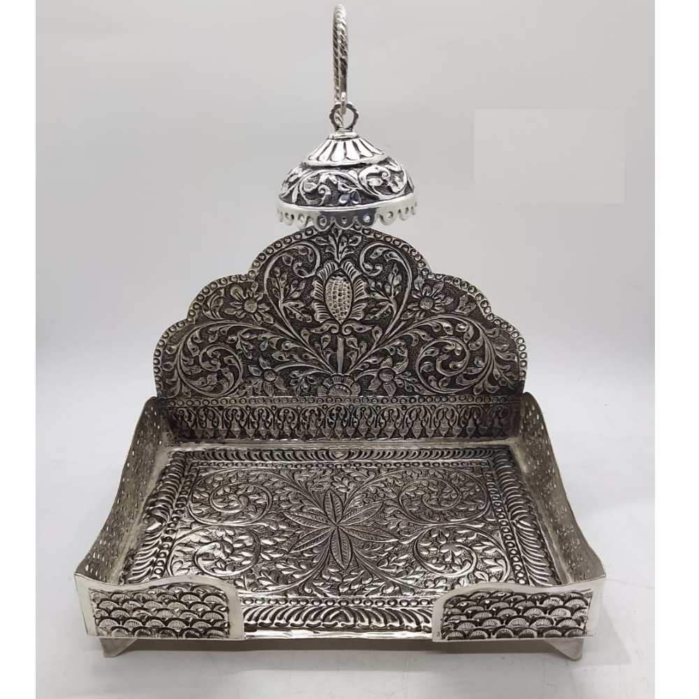 Buy quality 925 Pure Silver Antique Singhasan PO-141-22 in New Delhi
