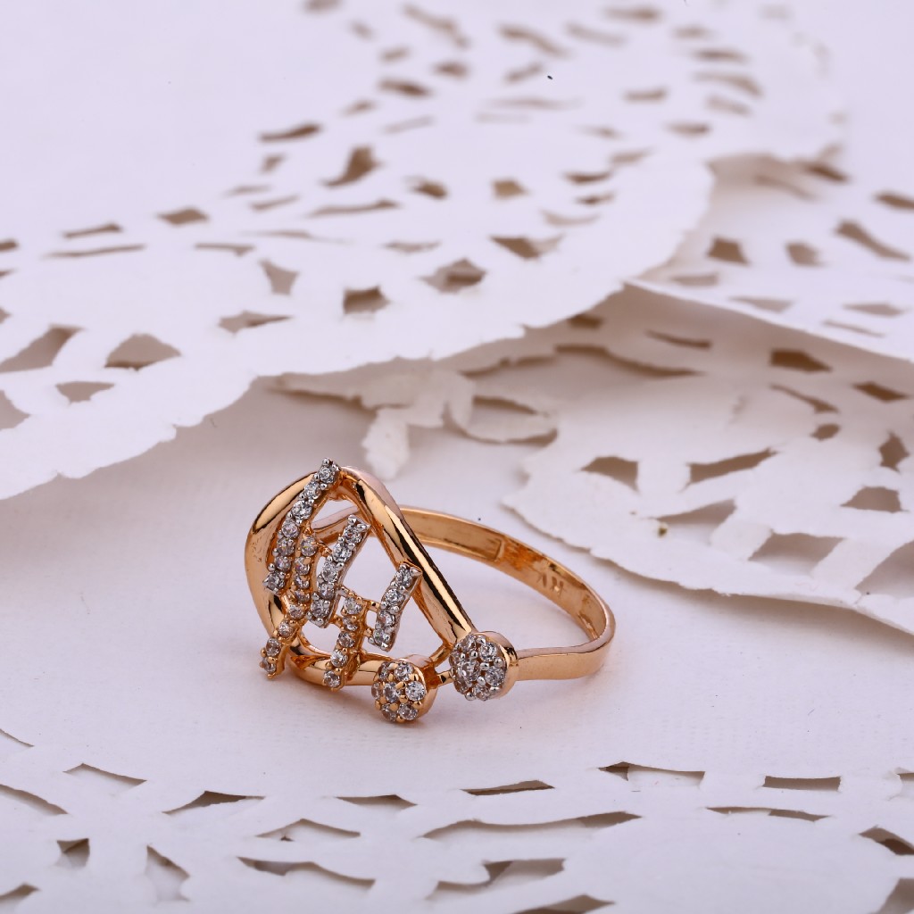 Stylish Gold Rings For Girls