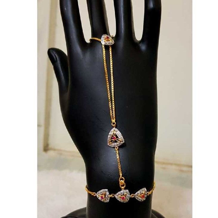 Manufacturer of Classic 22kt gold ladies pocha | Jewelxy - 51513