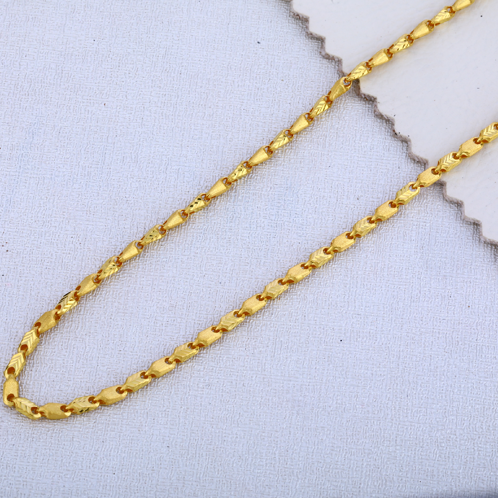 Manufacturer of 22ct gold mens classic hallmark choco chain mch494 ...