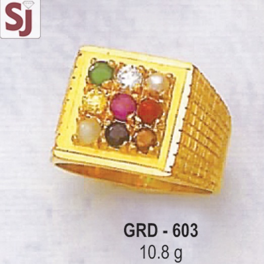 Buy quality Navagraha Gents Ring Diamond GRD-603 in Ahmedabad