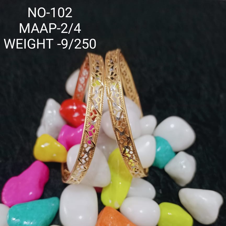 Buy quality 916 Gold Classic Copper Kadli Bangle in Ahmedabad